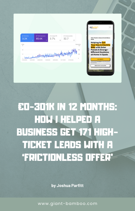 Frictionless Offer Strategy | Giant Bamboo